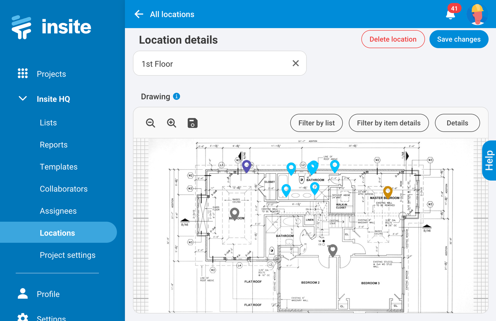 Site inspection and reporting software for Design Teams - Insite