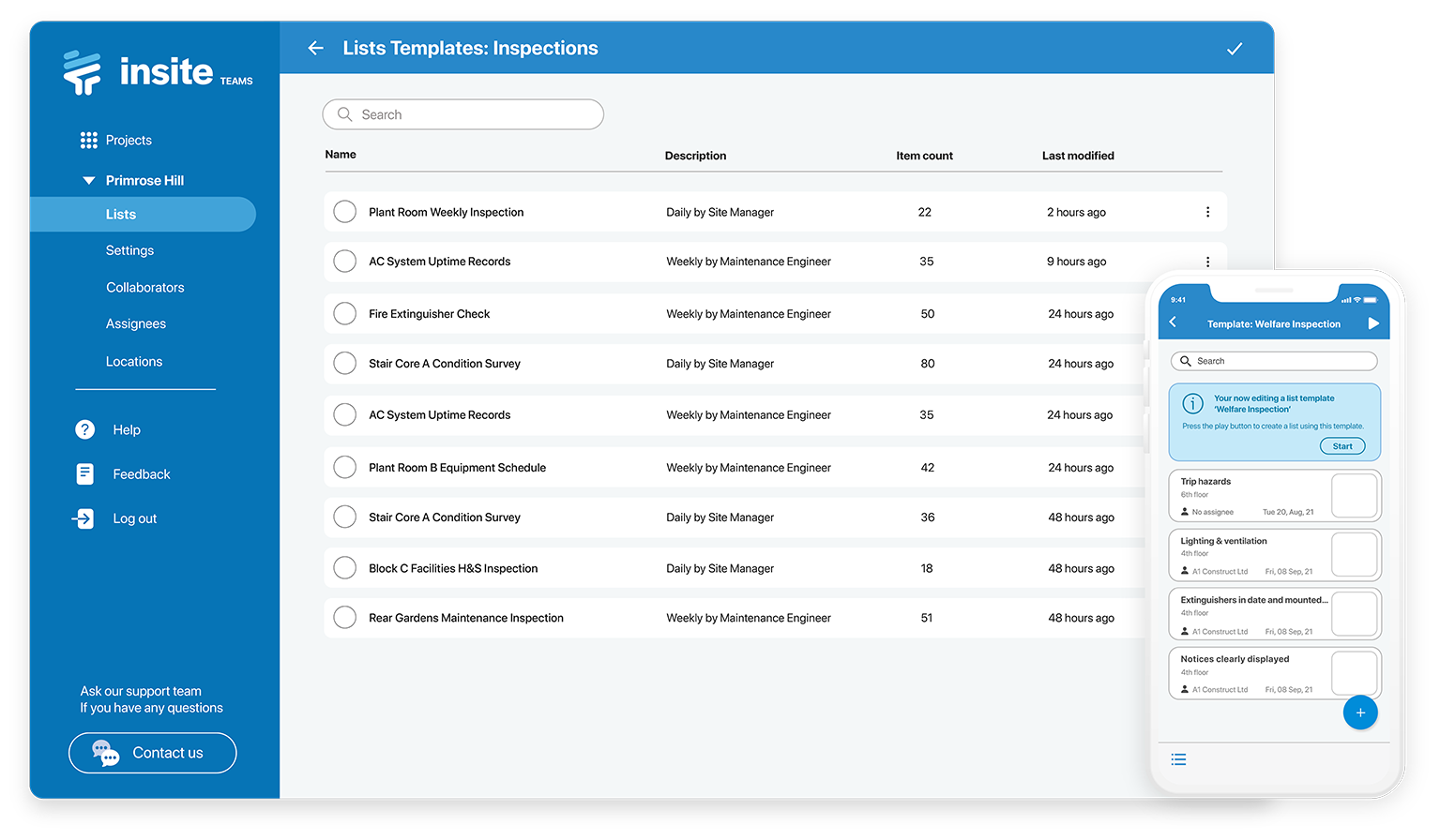 Maintenance Management System - Insite