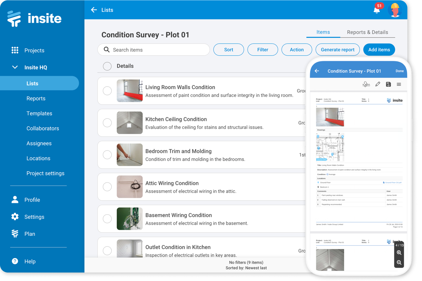 Site operations software for Subcontractors - Insite