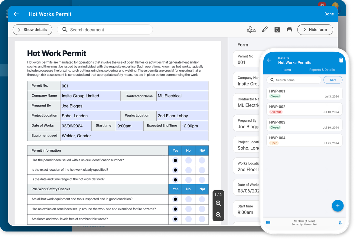 Insite - Site operations software for construction contractors