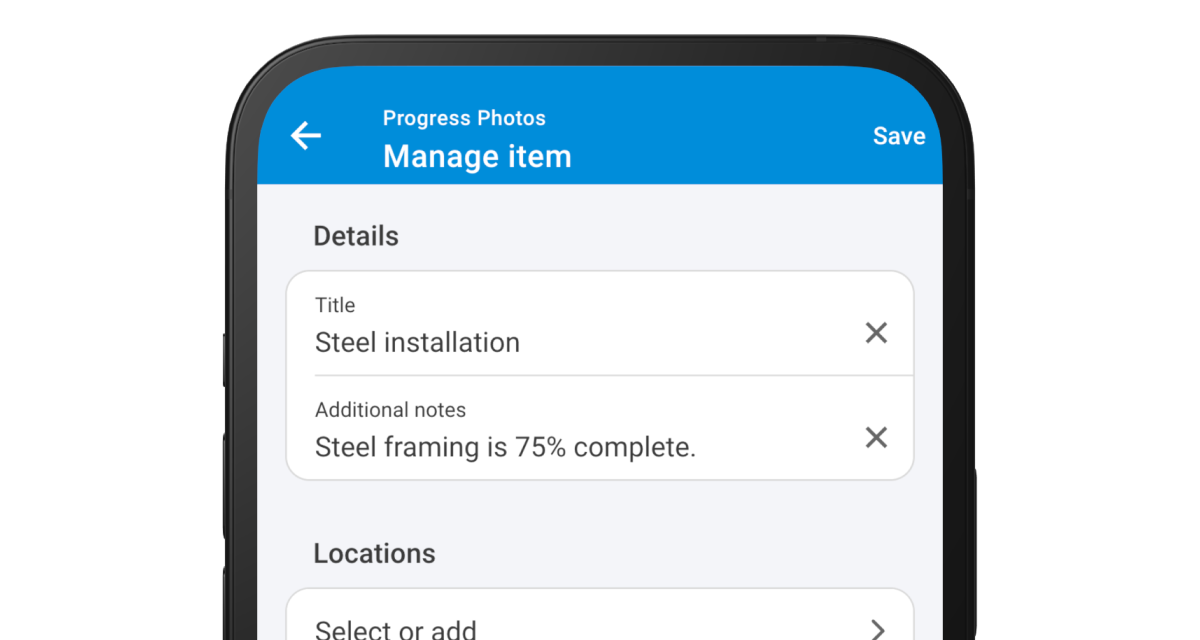 Construction Progress Tracking Software - Insite