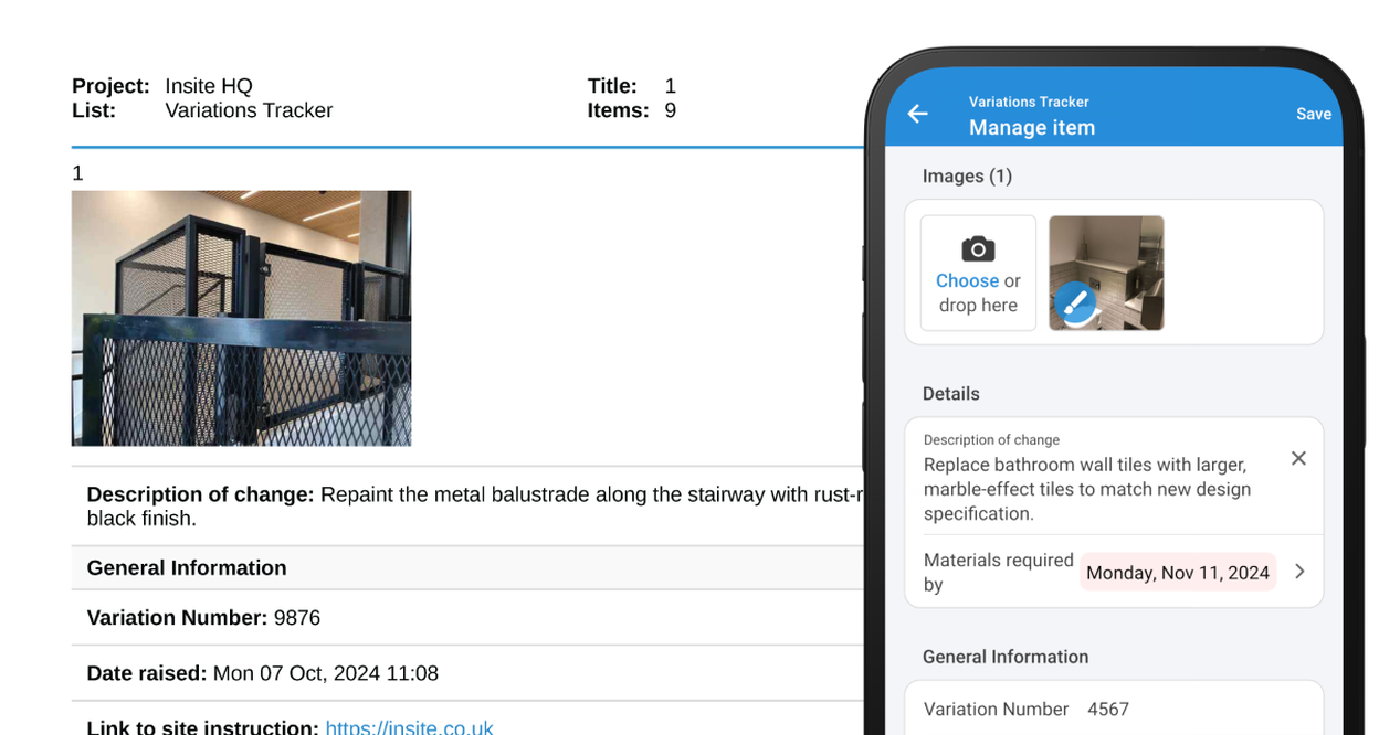 Construction Site Tracking Software - Insite