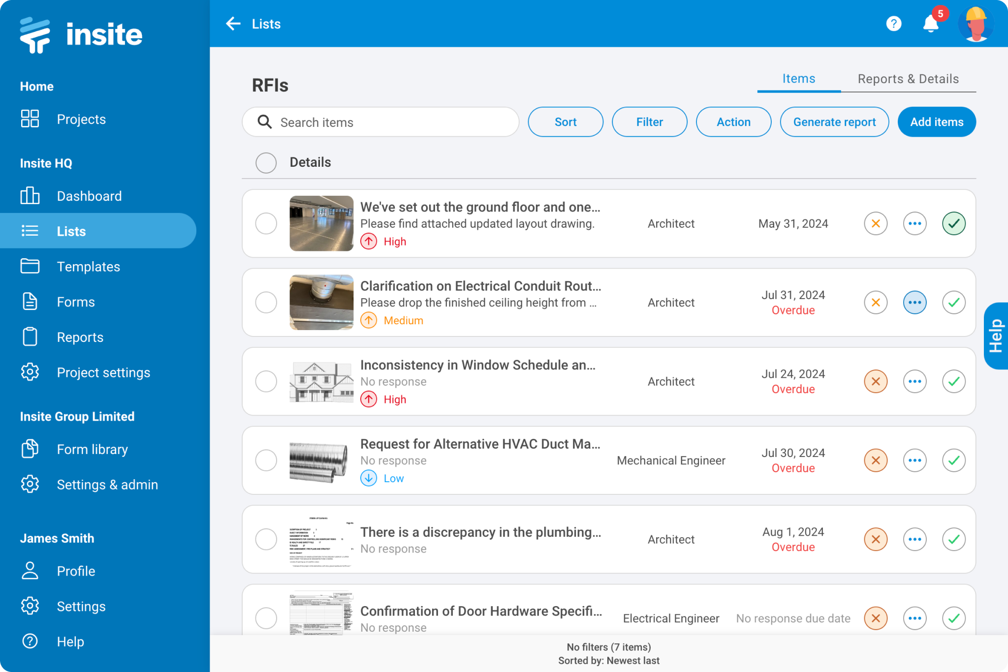 Construction Site Tracking Software - Insite